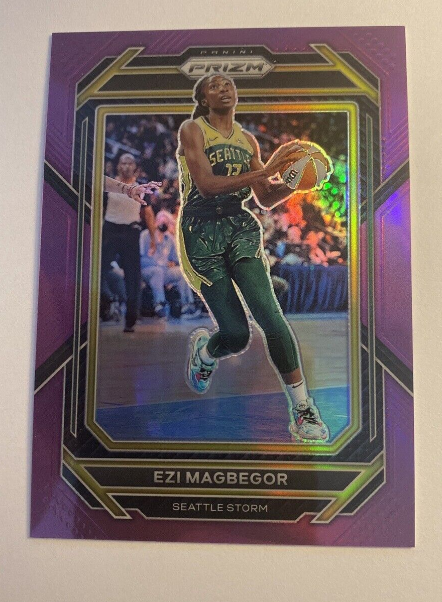 2023 Prizm WNBA Purple #145 Ezi Magbegor 058/149 - Seattle Storm! | eBay