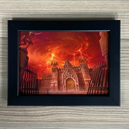 DUNGEONS & DRAGONS FRAMED ART TEMPLE OF ELEMENTAL EVIL D&D RPG ...