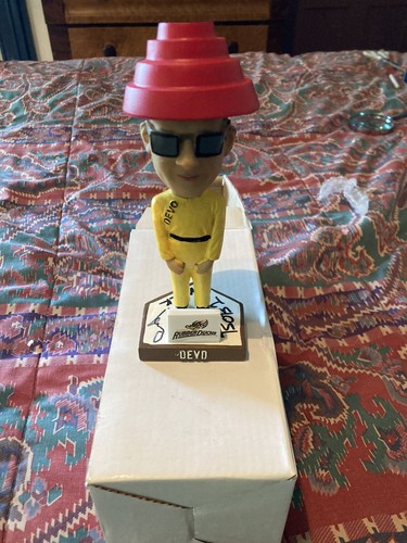 New Triple Signed Devo Bobblehead Akron Rubberducks, One Of A Kind | eBay