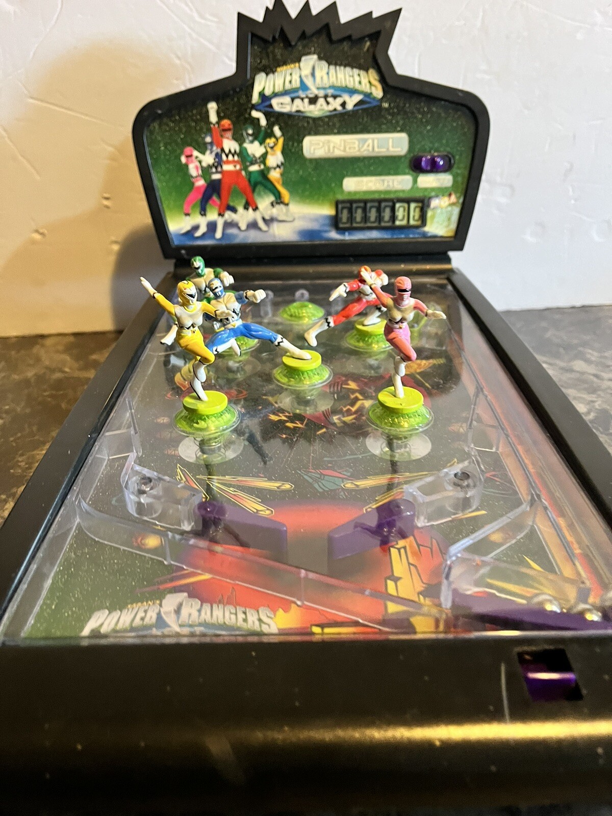Power Rangers Lost Galaxy tabletop electronic Pinball machine game ...