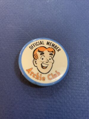 Vintage Official Member Archie Club Pin Button | eBay
