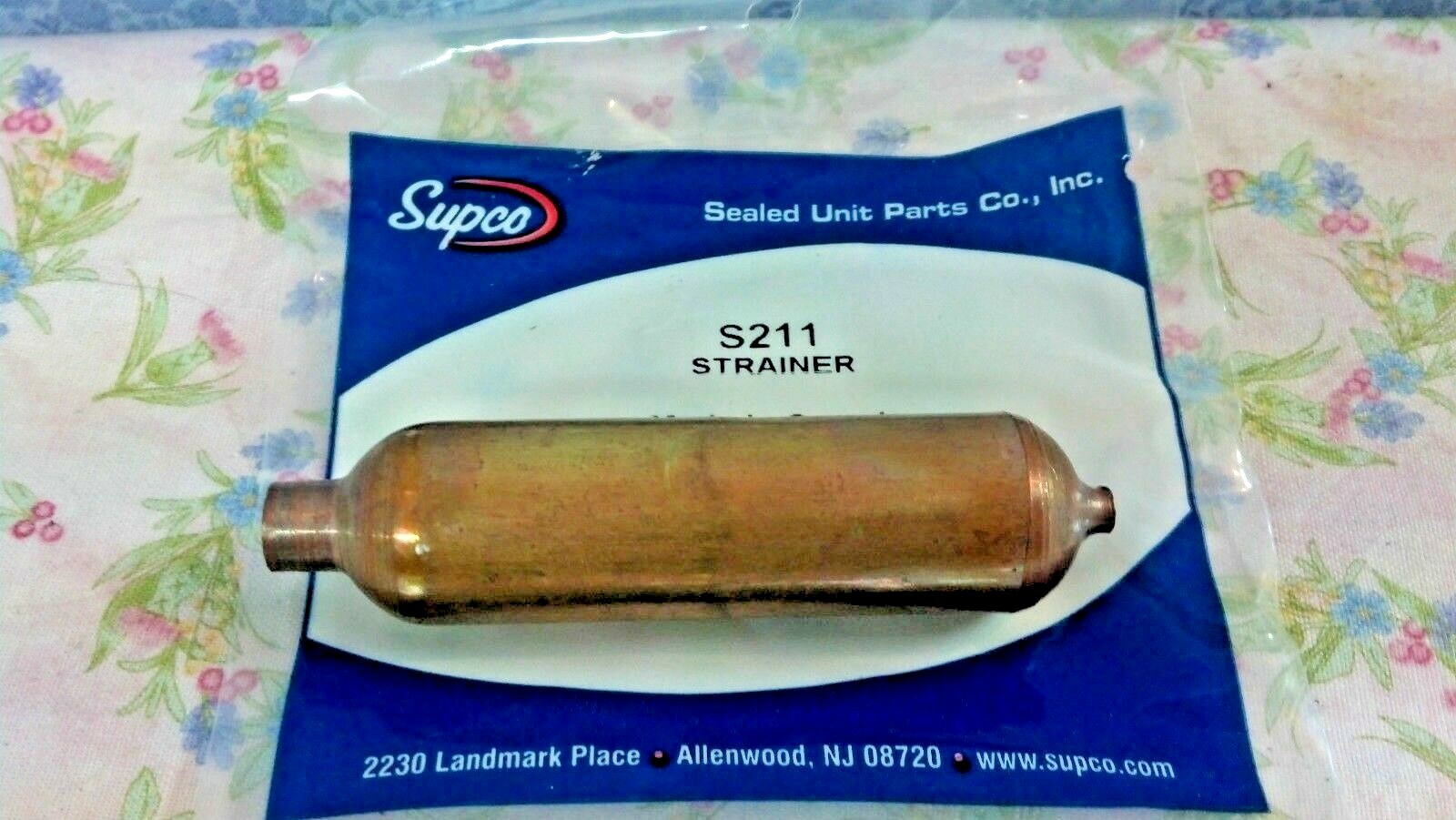 SUPCO FILTER-STRAINER Part# S211 Inlet 1/4" Outlet .125 L 2-3/4" /4 for ...