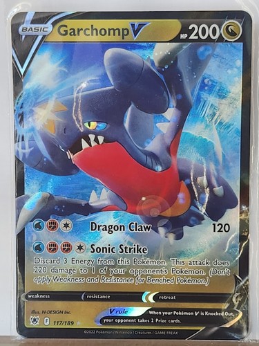 Garchomp V - 117/189 Ultra Rare Astral Radiance NM Pokemon TCG | eBay