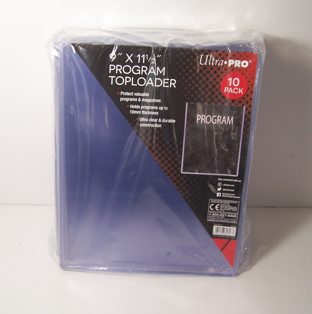 1 Ultra Pro 9x11 1/2 Program Top Loader 10 mm Thickness NEW | eBay
