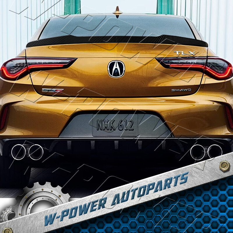 W-Power Carbon Look V-Style For 2021-2024 Acura TLX Trunk Duckbill ...