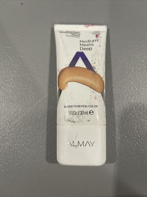 Almay Smart Shades Skintone Matching Foundation Medium Meets Deep 400 ...