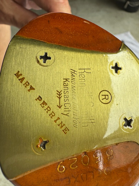 Vintage Kenneth Smith Ladies Persimmon Golf Club Set, Driver, 2,3,4,5 ...