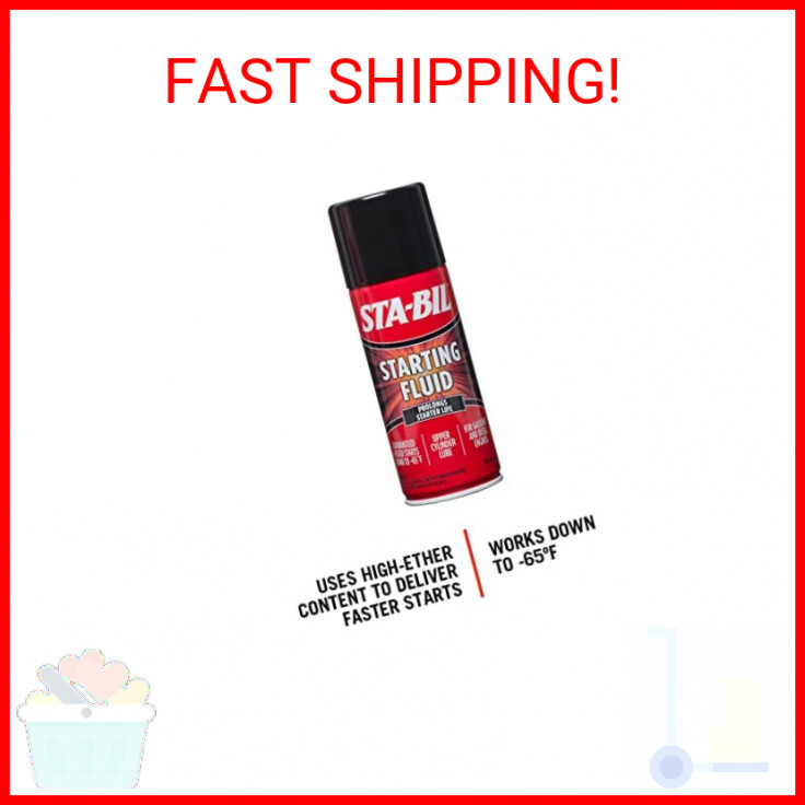 STA-BIL Starting Fluid - Prolongs Starter Life - Upper Cylinder Lube ...