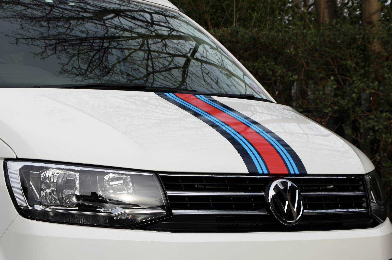 MARTINI Bonnet STRIPE sticker ideal for campervan Van Transporter T4 ...
