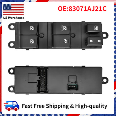 FOR 13-19 SUBARU LEGACY OUTBACK DRIVER LH MASTER POWER WINDOW SWITCH 83071AJ21C | eBay