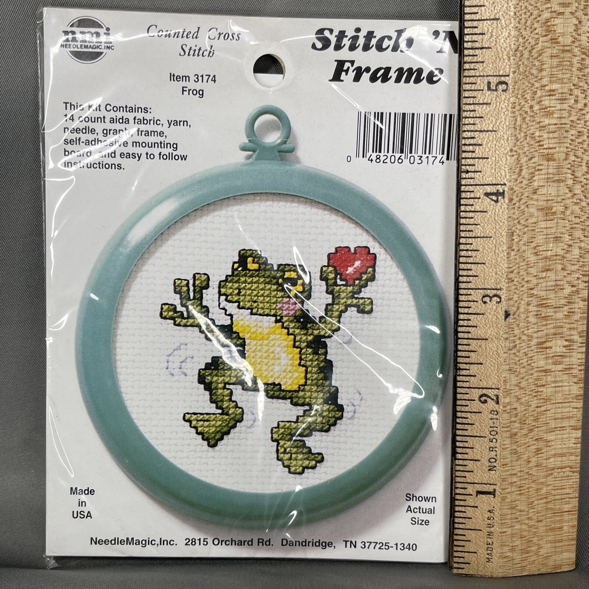 Counted Cross Stitch Frogs Set Of 3 Christmas Frogs 🐸🎄 Counted