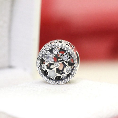Authentic Pandora Silver Illuminating Stars 796373CZ Bracelet Bead ...