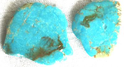 Natural Kingman Turquoise Slab - 45 grams - Arizona - Lot of 2 - Old ...