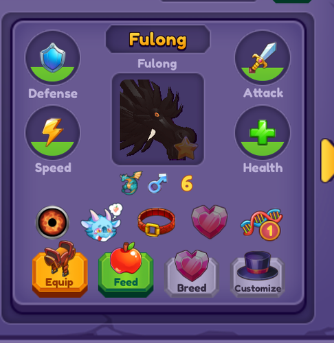 Roblox Dragon Adventures ONE MUTATION PURE COLOR FULONG | eBay