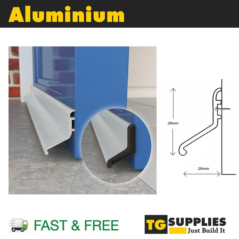 Door Rain Guard Deflector Aluminium Weather Stormguard Drip Bar FREE ...