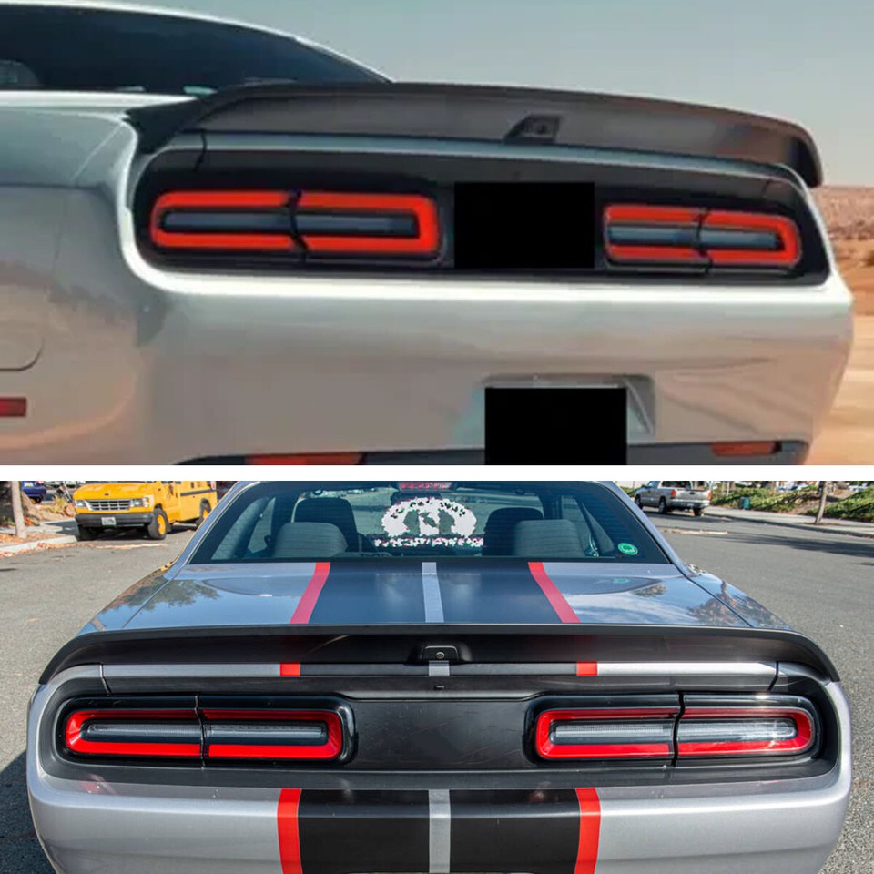 For 2008-2022 Dodge Challenger Hellcat Redeye Rear Spoiler w/ Camera ...