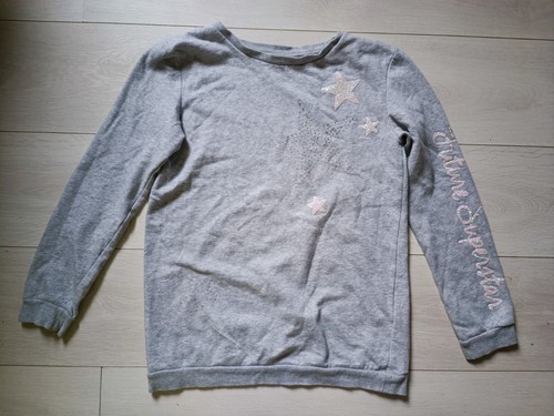 Haut pull gris enfant fille - taille 12 14 ans - marque H & M | eBay