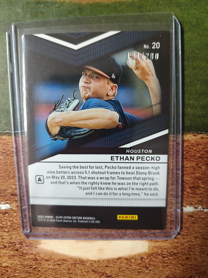 2023 Panini Elite Extra Edition #20 Prime Numbers #d 121/200 Ethan ...