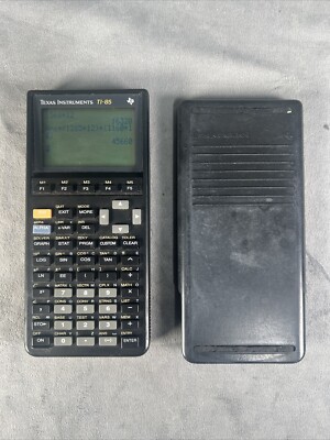 Texas Instruments TI-85 Graphing Calculator With Cover Works | eBay