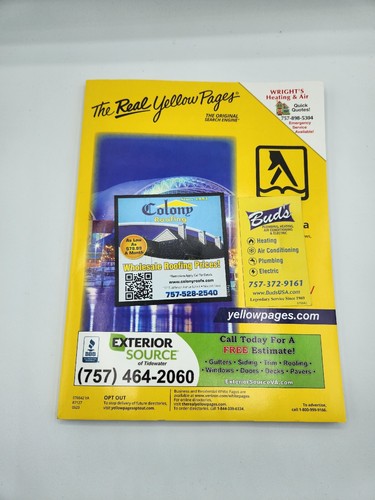 The Real Yellow Pages Hampton Roads Virginia Phonebook 2023 New | eBay