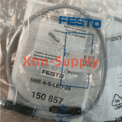 5PCS New Festo SME-8-S-LED-24 150857 Proximity Switch Sensor 0-250 VDC ...