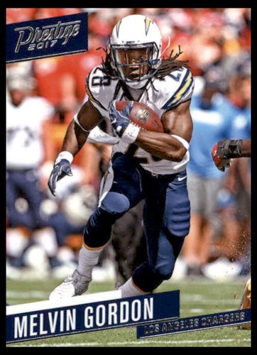 2017 Panini Prestige #140 Melvin Gordon Los Angeles Chargers Football ...