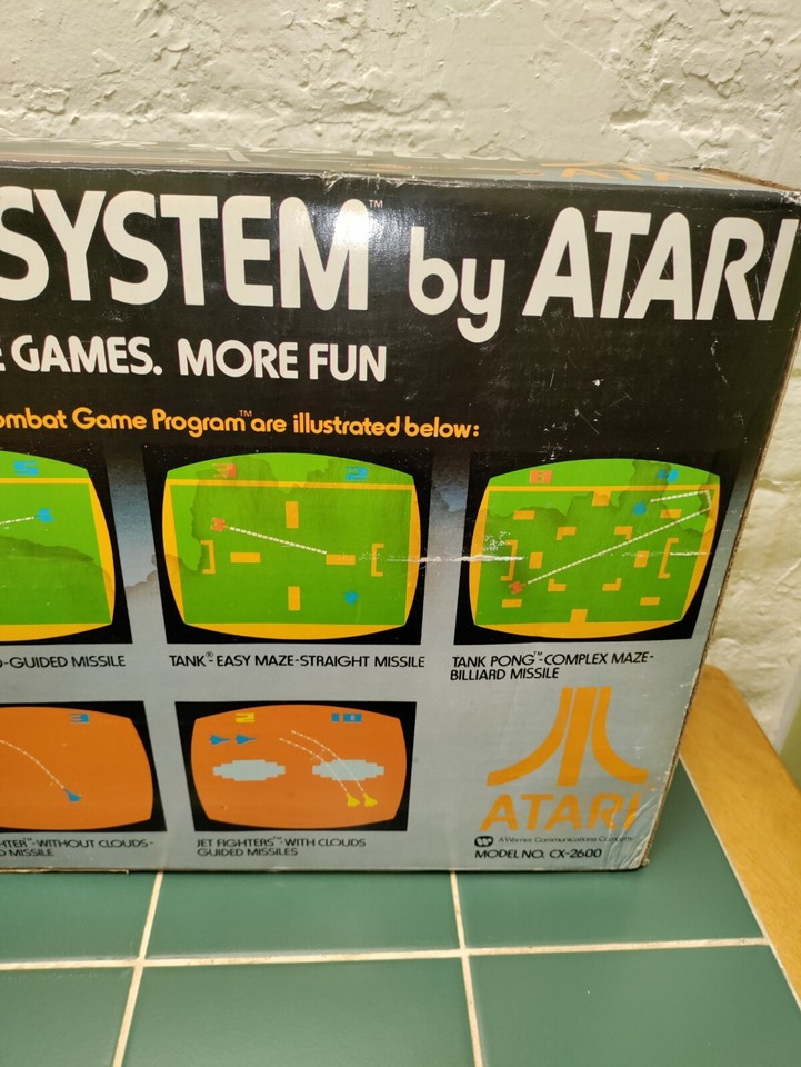 Sealed Atari Model CX-2600 Video Computer System Game New In Box 1978 ...
