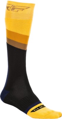 FLY RACING MX SOCK THICK YELLOW/DARK GREY/BLACK SM/MED Snowmobiling 350-0472S | eBay