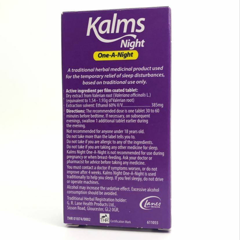 Kalms One a Night Sleeping Pills - 21 Tablets| Calms Sleep Herbal ...