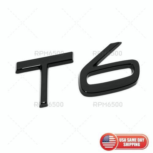 For Volvo T6 Rear Trunk Lid Letter Logo Badge Nameplate Emblem Sport ...