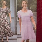 DRESS Robe long short adjustable style P 12 14 16 SIMPLICITY Sewing ...