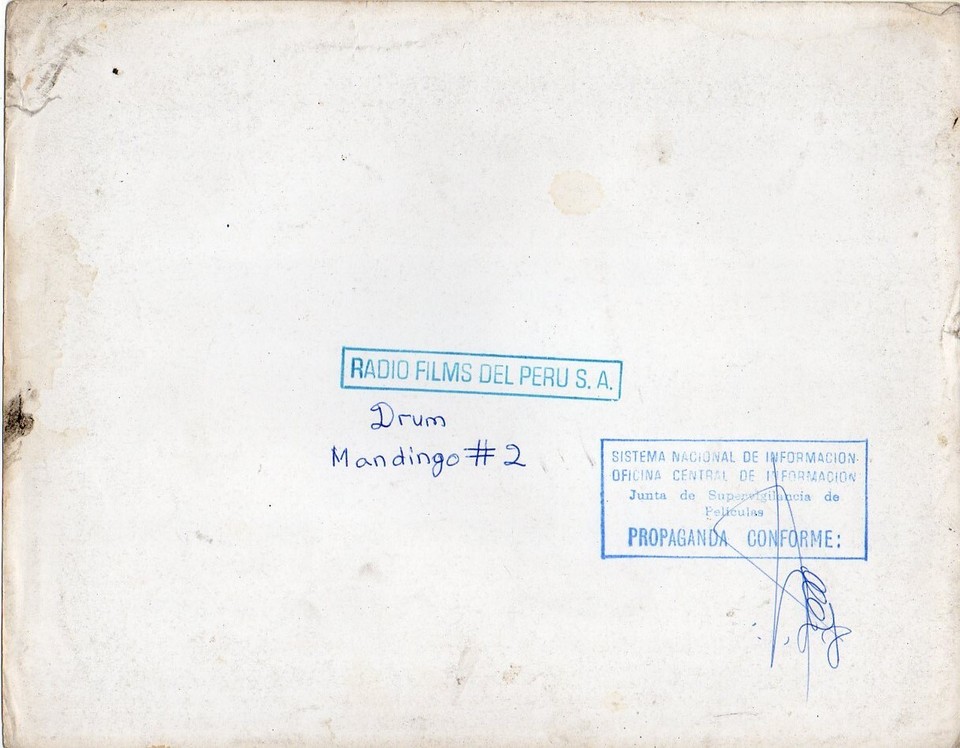 Photograph 1976 Drum The Last Mandingo Warren Oates Pam Grier Radio ...