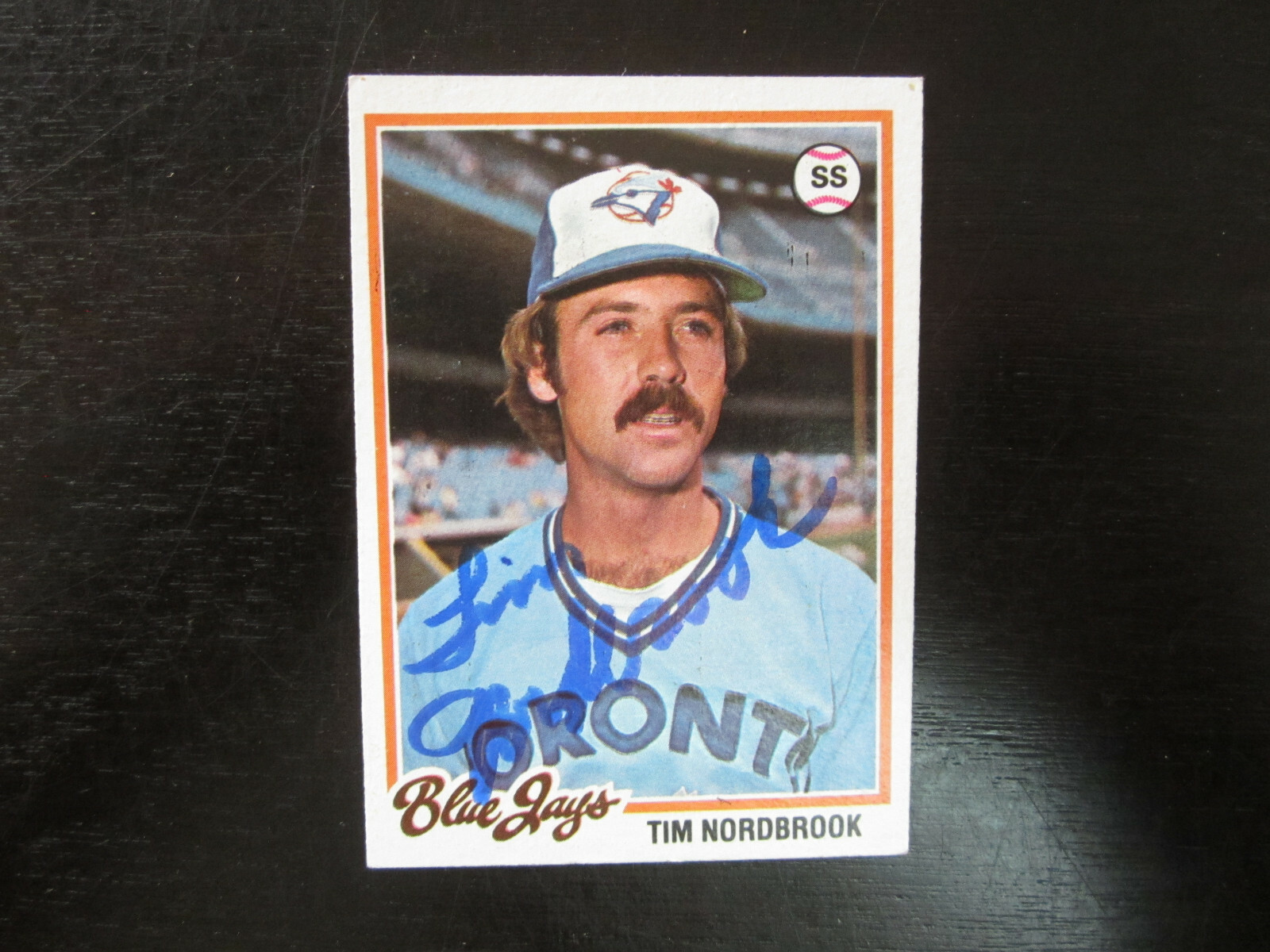 1978 Topps # 369 Tim Nordbrook Autograph Signed Card (M) Toronto Blue ...