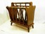 VINTAGE WOOD MAGAZINE RACK DOWEL AUTHENTIC FURNITURE PRODUCTS EL ...