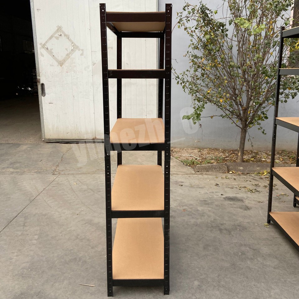 5x Racking Bays 5 Tier Garage Shelving Boltless Heavy Duty DIY Storage ...