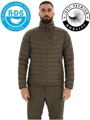 Defender Down Green Jacket 700 Fill Power Goose Down 90/10 Lightweight ...