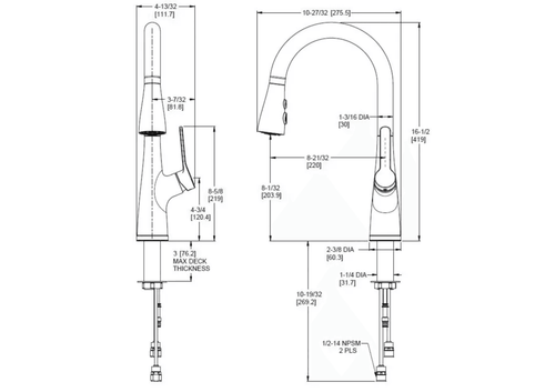 NEW Pfister LG529-NEC Neera 1.8 GPM 1 Hole Pull Down Kitchen Faucet ...
