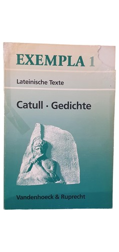 Catull Gedichte Latein Deutsch Taschenbuch Lyrikbuch Vandenhoeck ...