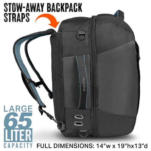 WILDHORN Brimhall Ski / Snowboard Boot Bag with Stow-Able Backpack ...