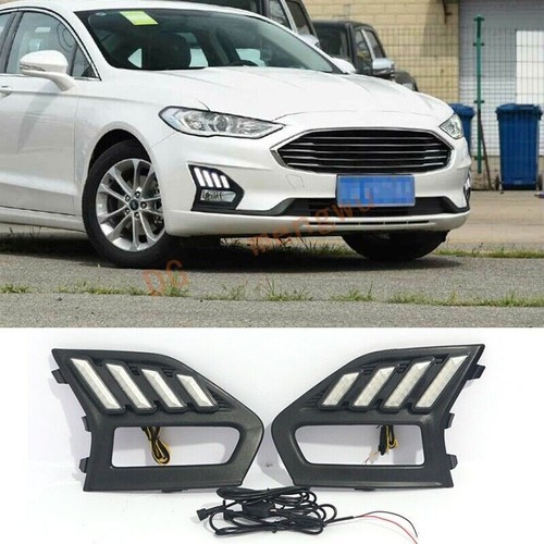 Front Fog Light Assembly LED Bumper Lamp DRL For Mondeo Fusion 2019 ...