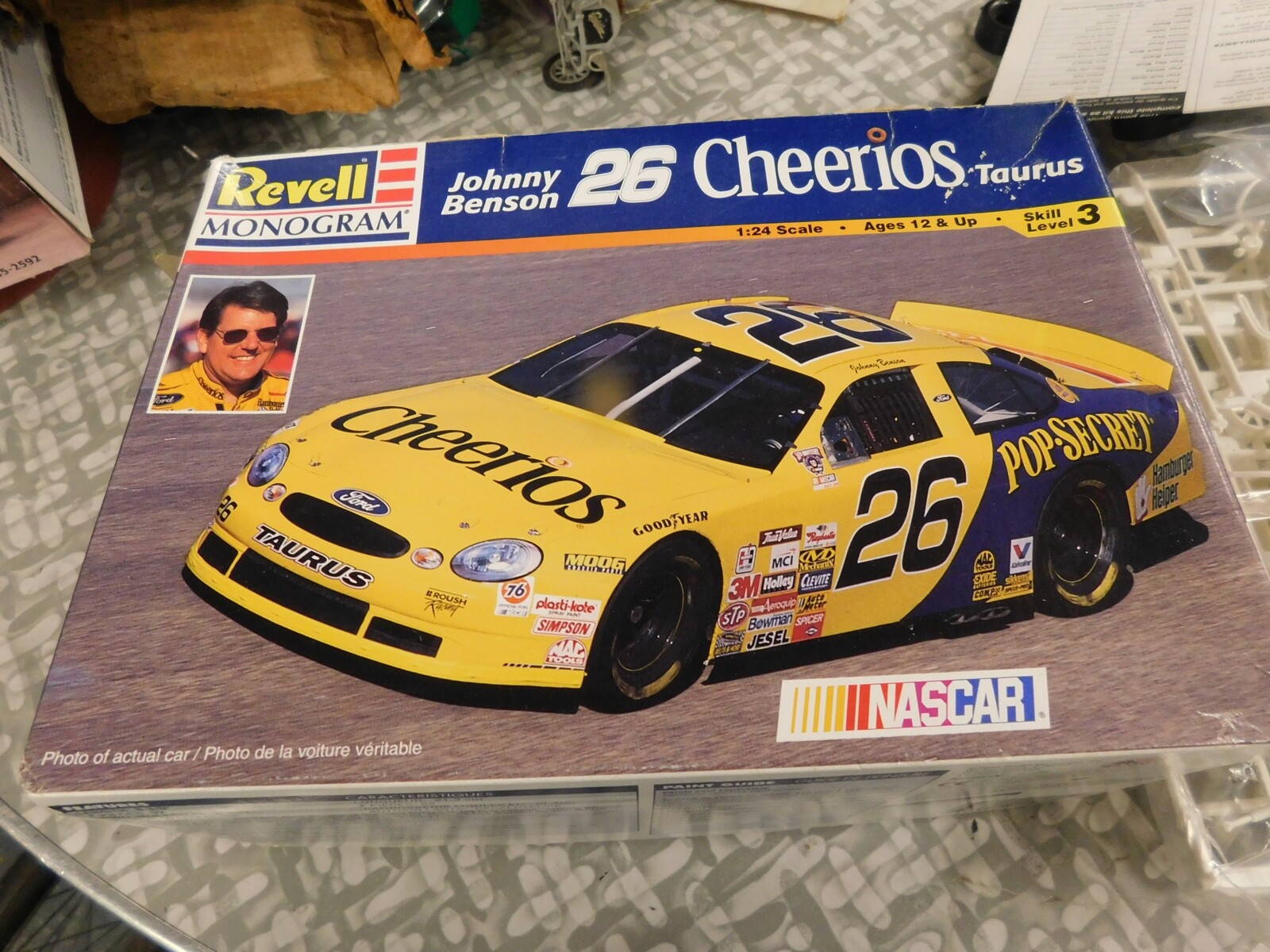 Johnny Benson #26 Cheerios Taurus 1/24 scale Revell/ Monogram kit # 85 ...
