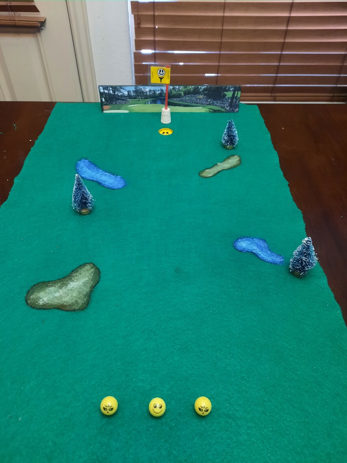 Miniature Indoor Golf Putting Family Game | eBay