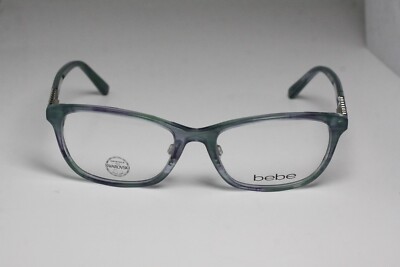 BEBE BB 5154 400 Teal Horn with Swarovski Crystals 52-17-135 FLEX ...