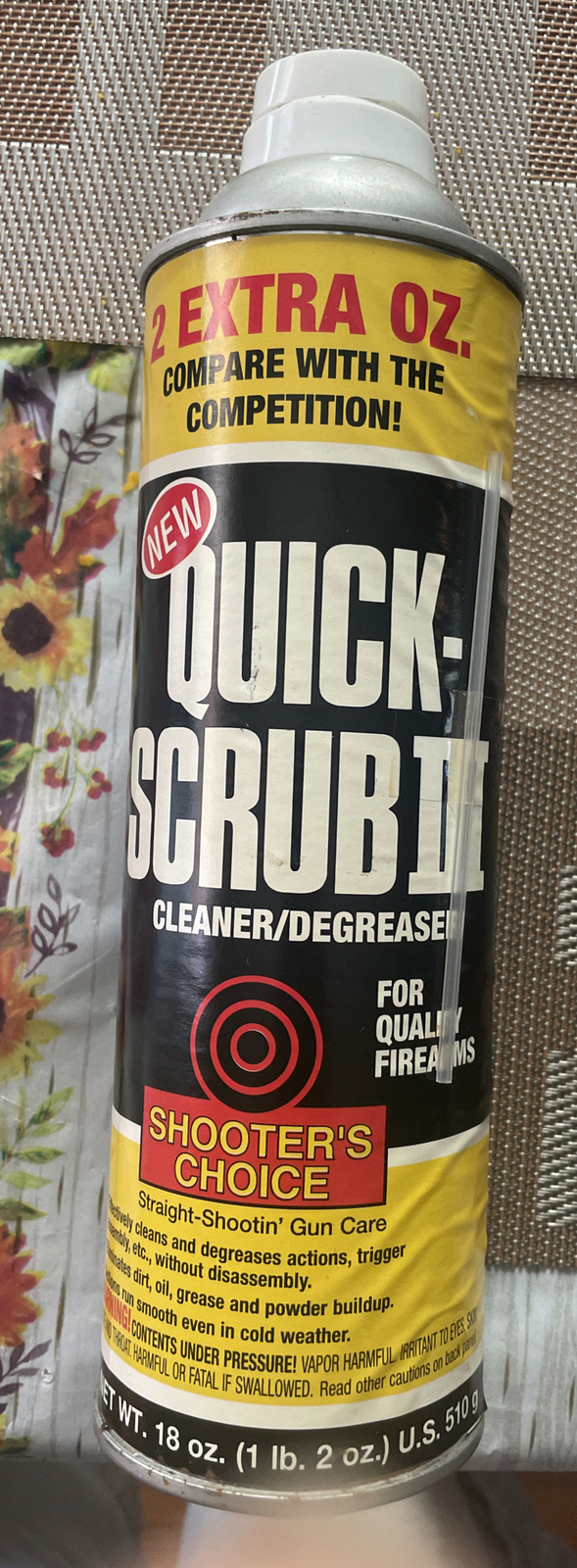 SHOOTERS CHOICE DG315 QUICK-SCRUB III CLEANER DEGREASER FOAM 18oz ...