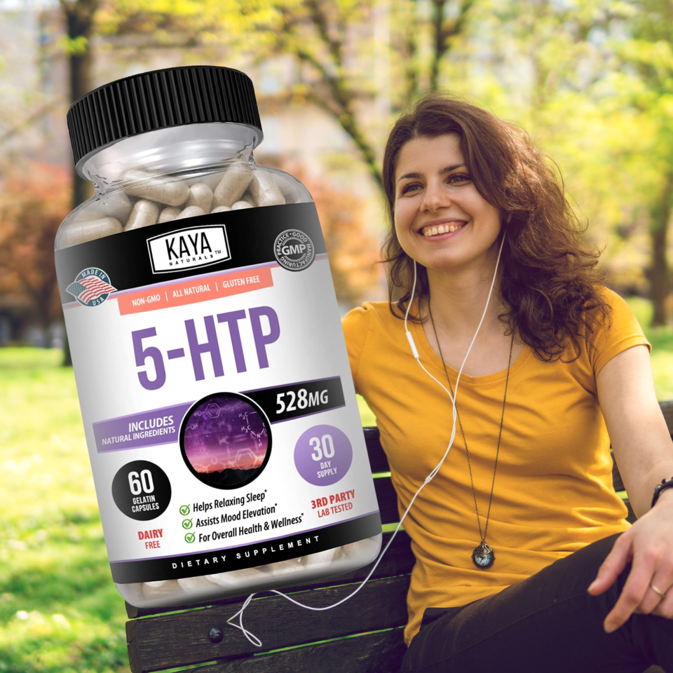 5-HTP 60ct Serotonin Support Sleep Aid Calm Stress Anxiety Relief ...