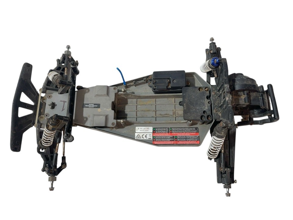 Traxxas Rustler Vxl 2wd Roller Slider Chassis 1/10 Rc Truck *No ...