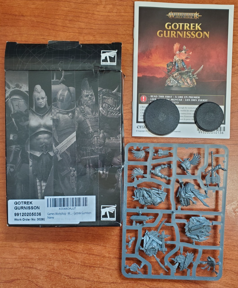 Gotrek Gurnisson - Open Box, All Contents Included | eBay