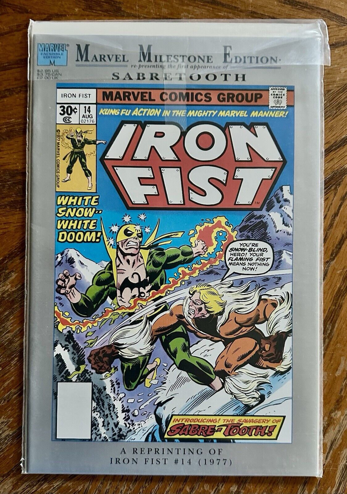Marvel Milestone Edition Iron Fist #14 Mint 1st Sabretooth John Byrne ...