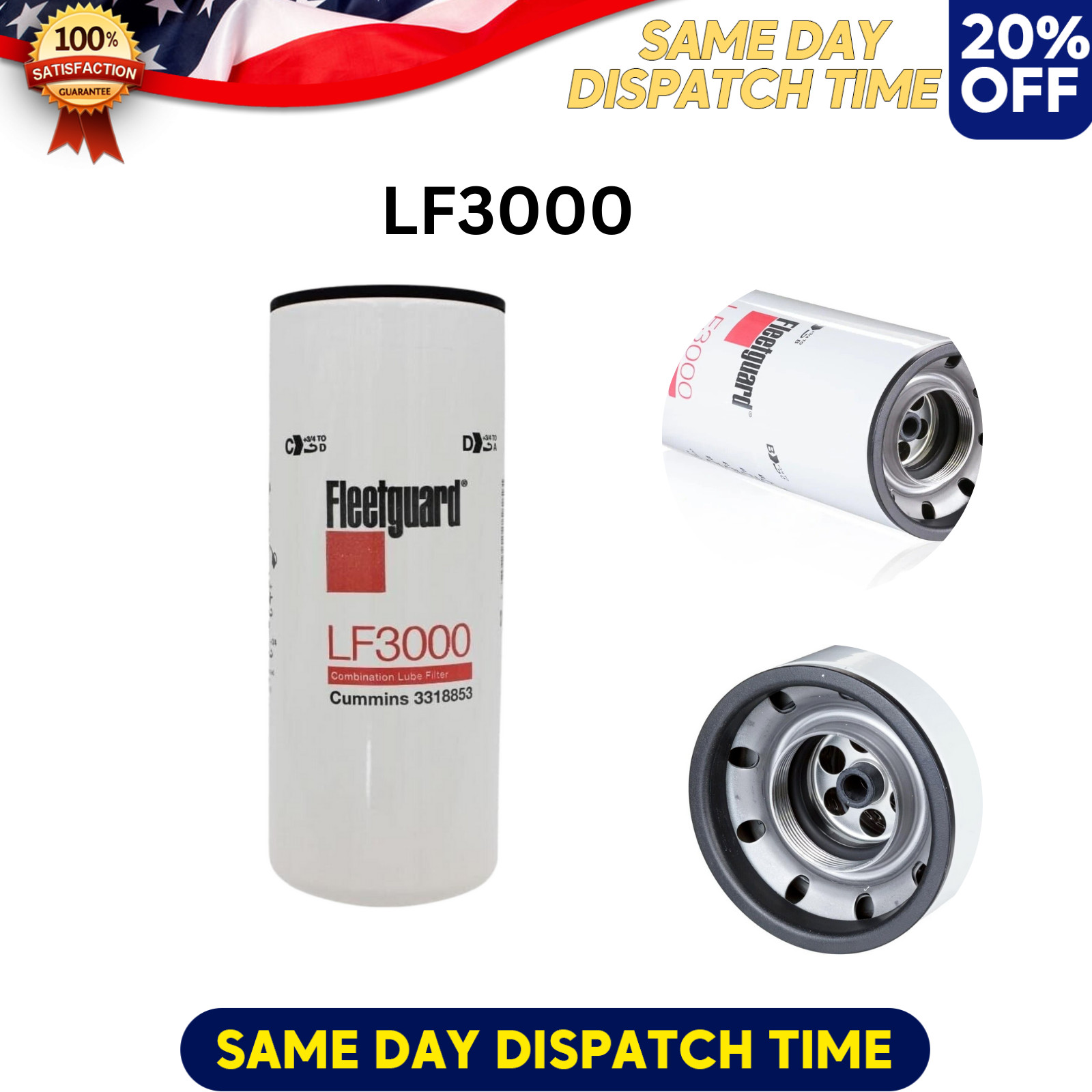 FLEETGUARD LF3000 - cross reference oil filters | oilfilter ...