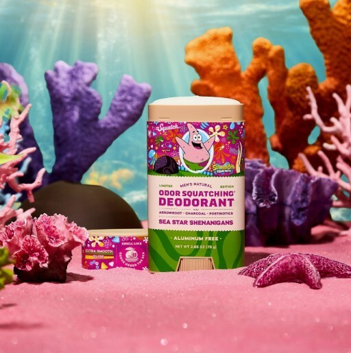 Dr. Squatch Men's Natural Deodorant Ltd Ed Spongebob Sea Star ...